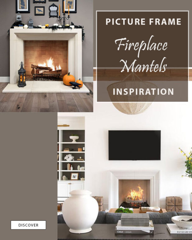 Decorating your fireplace with a Picture Frame Mantel – Fireplace ...